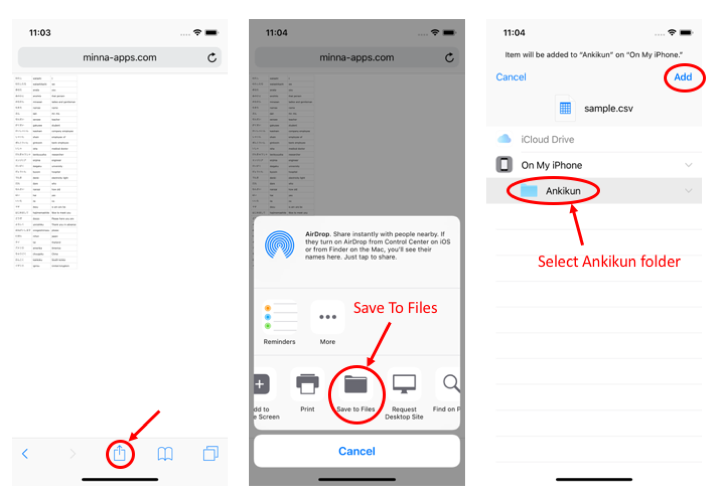 How To Import Data Ios Apps Minna Apps